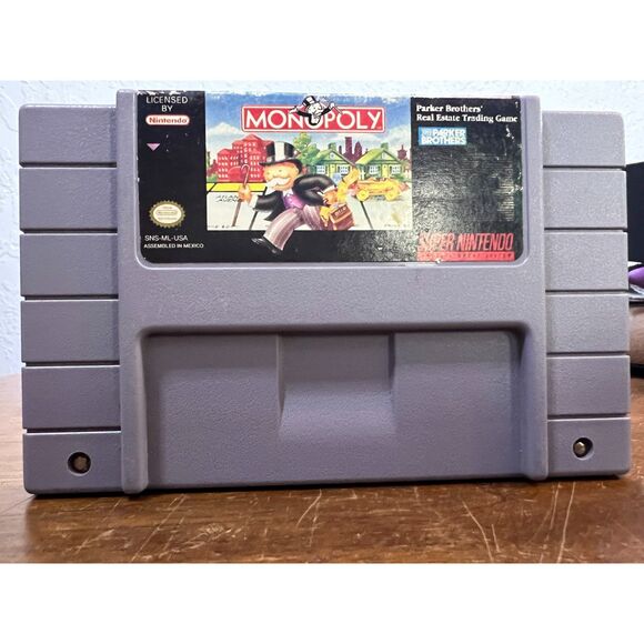 Nintendo | Video Games & Consoles | Vintage Super Nintendo Monopoly ...